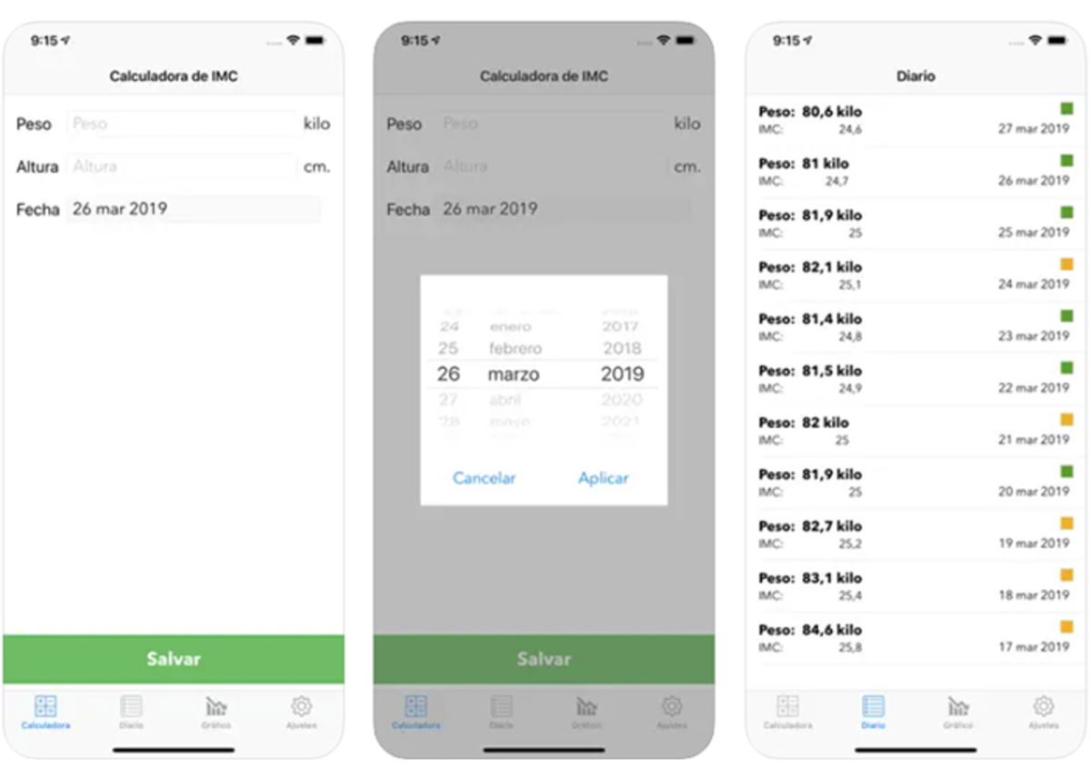 Las mejores calculadoras de IMC para iPhone y iPad