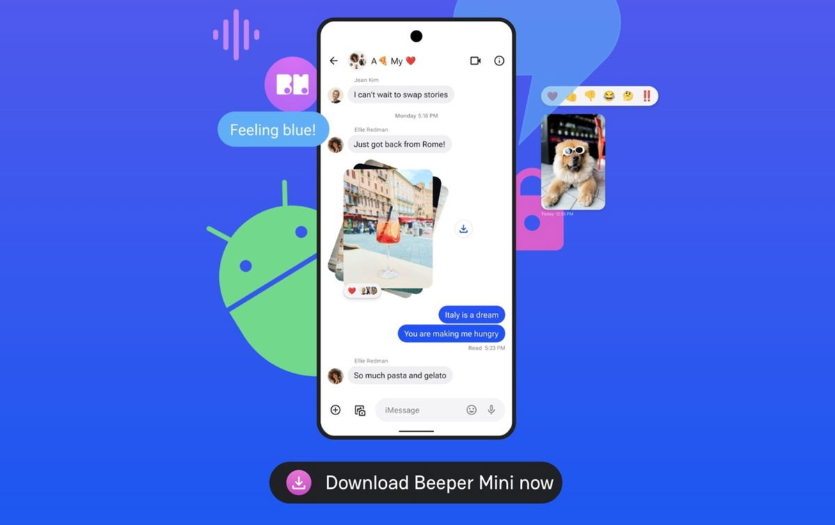 Esta nueva app permite usar iMessage en Android