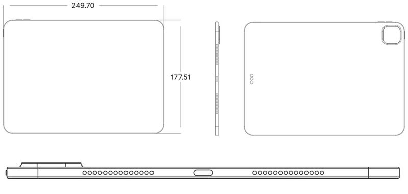 Se filtran los esquemas de los próximos iPad Pro de 2024