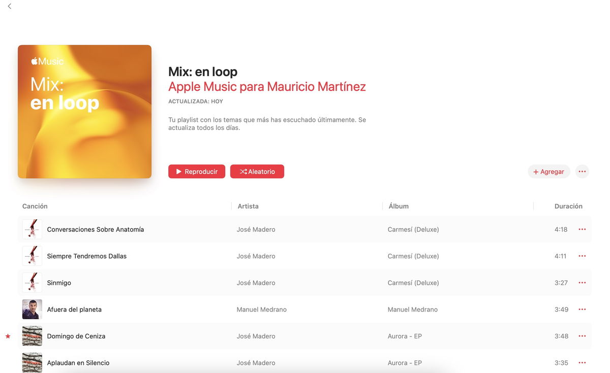 Una nueva lista llega a Apple Music: "Mix: en bucle"