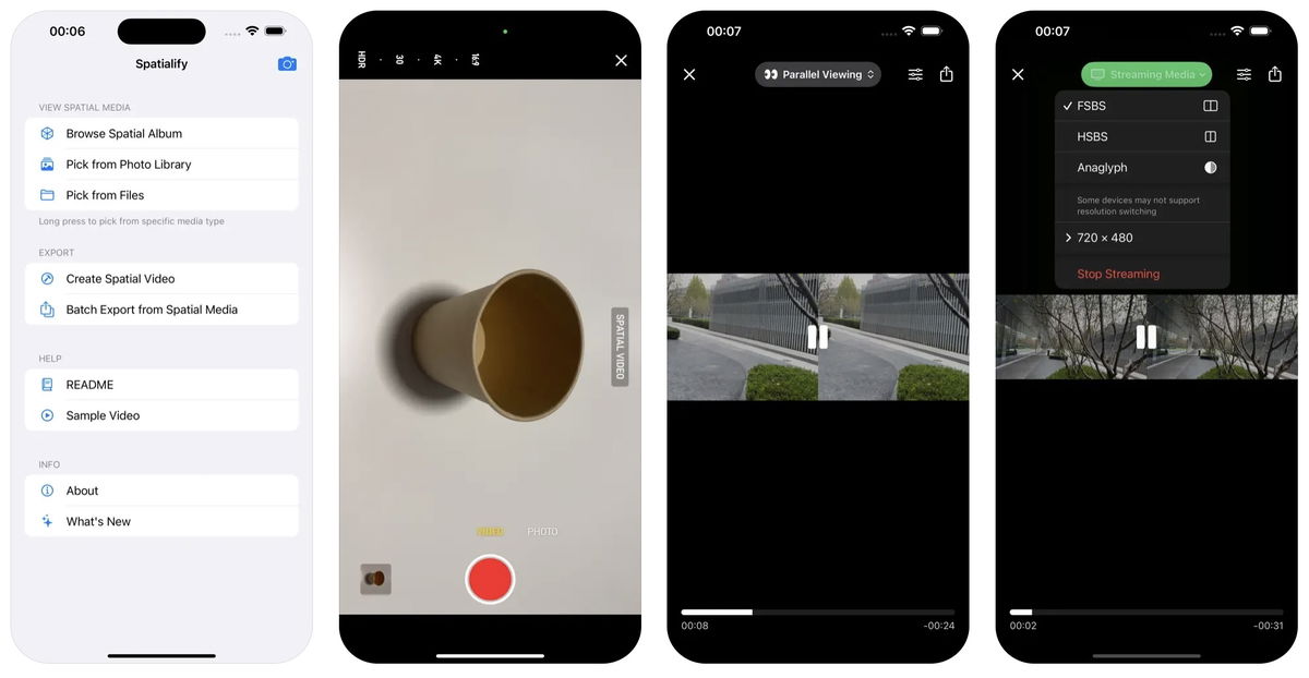Esta app graba vídeo espacial en el iPhone y es mejor que la opción nativa de Apple
