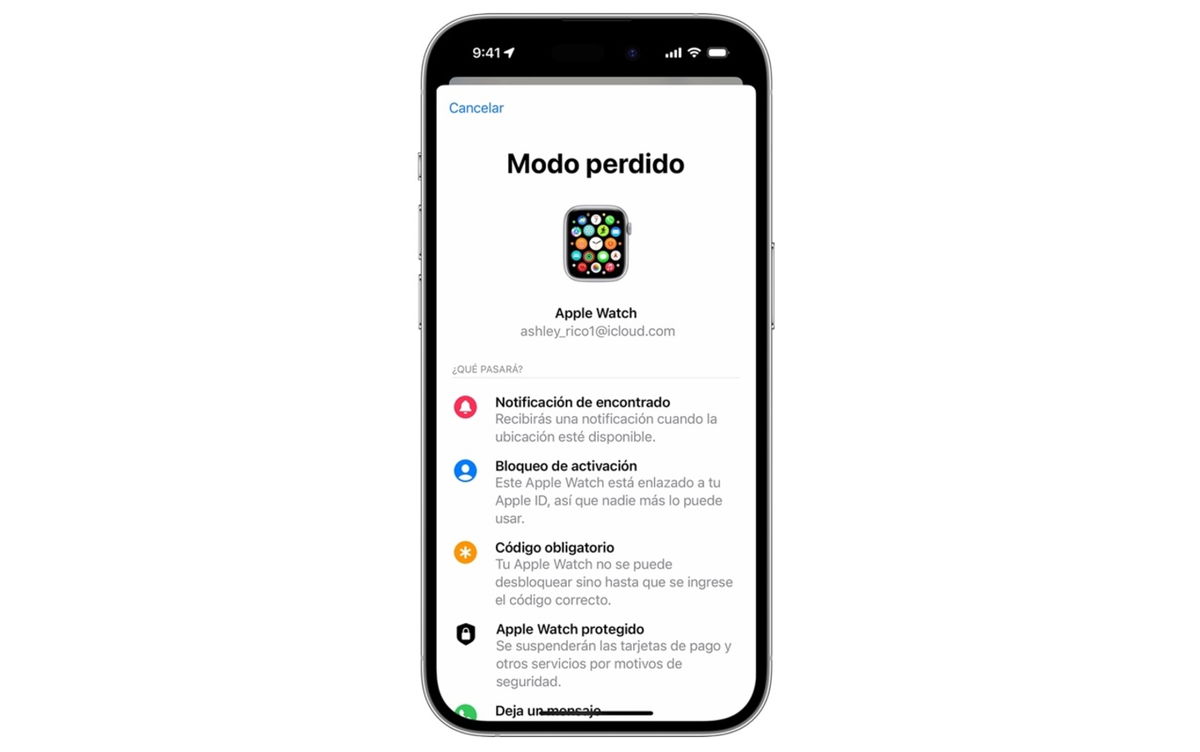 Cómo encontrar un Apple Watch perdido
