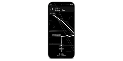 Así es como luce el modo ahorro de batería en Google Maps mientras ...
